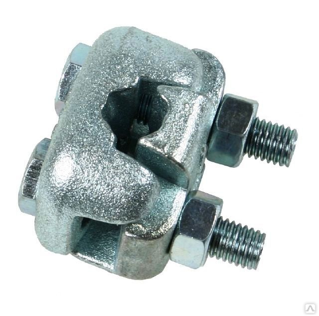 Канатный зажим с двойным упором d=16 мм, KL16KV, цена в Краснодаре от ...